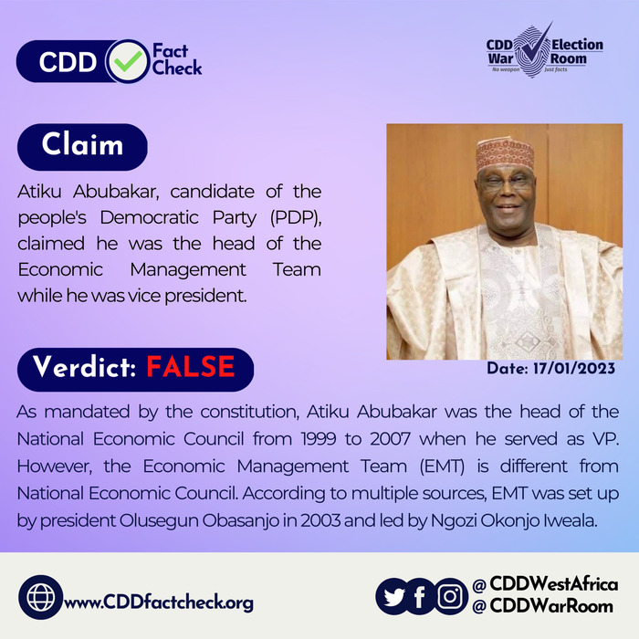 Atiku Abubakar Candidate Of The People S Democratic Party Pdp